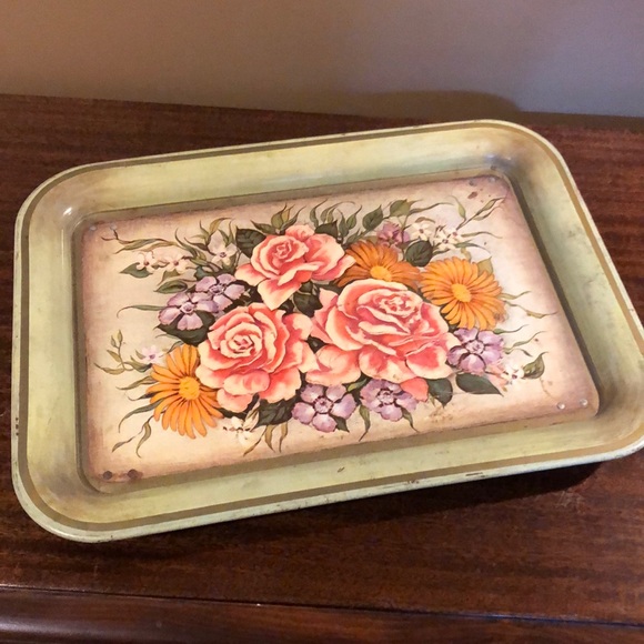 Accents | Vintage Metal Collapsible Tray | Poshmark